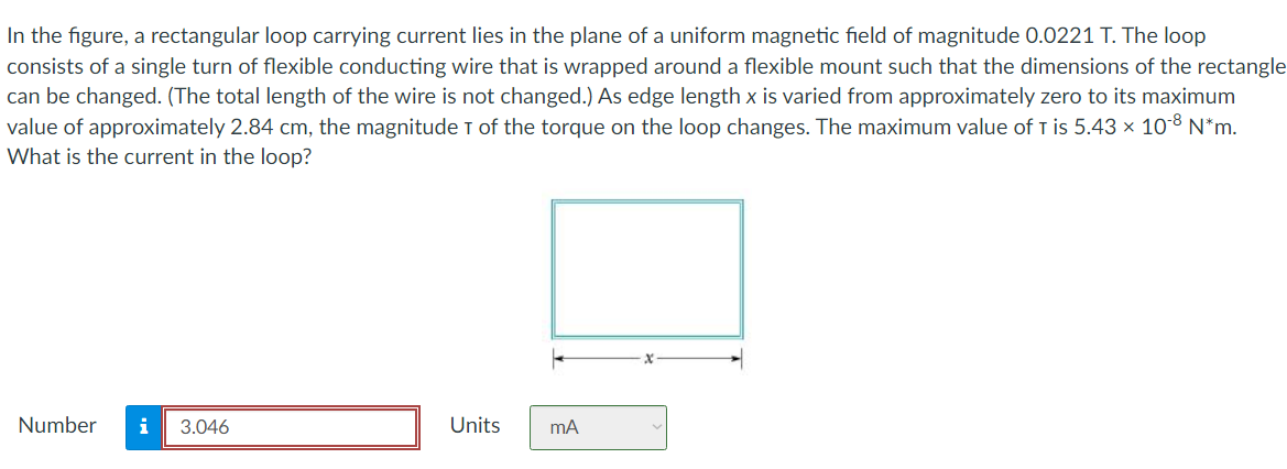 Solved In the figure, a rectangular loop carrying current | Chegg.com