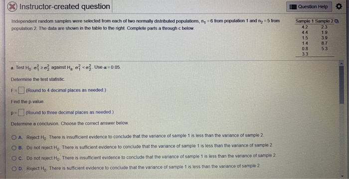 Solved X Instructor-created question Question Help | Chegg.com