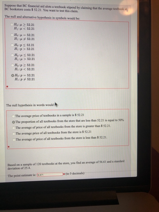 Solved Suppose that BC financial aid alots a textbook | Chegg.com