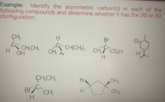 Solved identify the asymmetric carbon(s) ﻿in each of the | Chegg.com