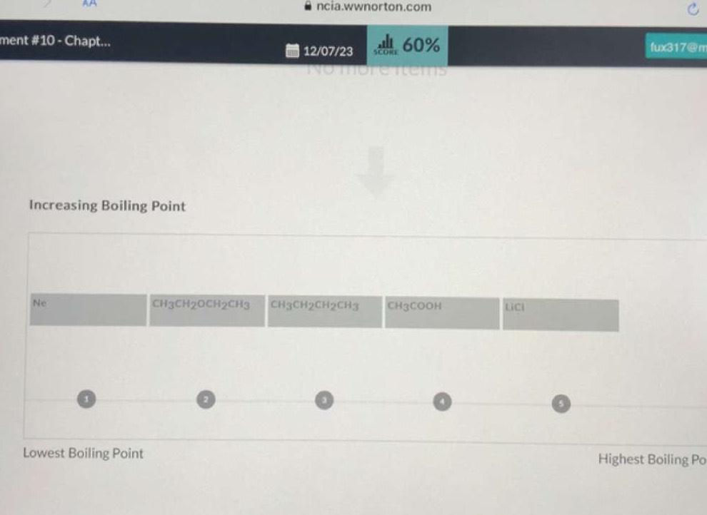 Solved Increasing Boiling | Chegg.com