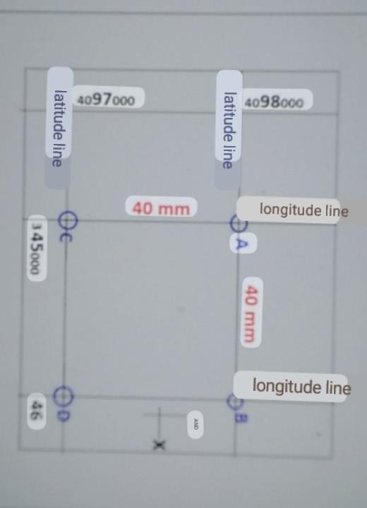 Question 6a: Locate on the map the point with UTM | Chegg.com