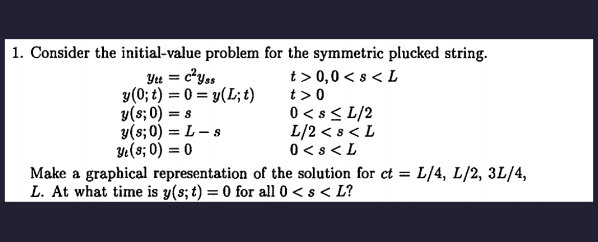 Consider the initial-value problem for the symmetric | Chegg.com