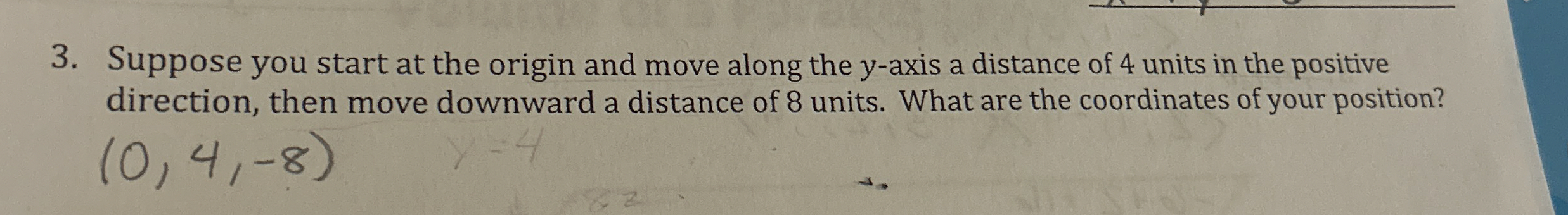 Solved Suppose you start at the origin and move along the | Chegg.com