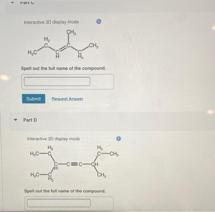 Solved Interactive 3D display mode (4) Spell out the full | Chegg.com