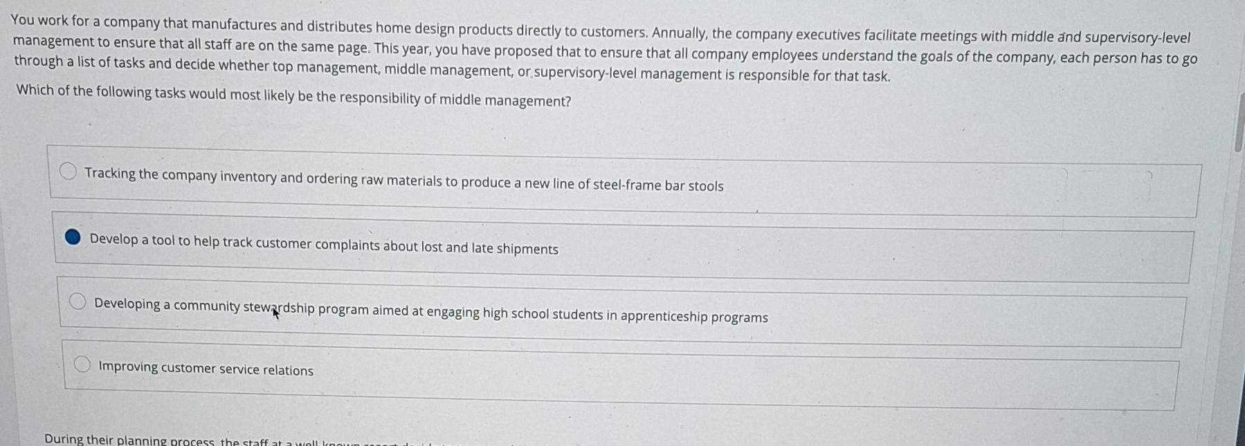 Solved You work for a company that manufactures and | Chegg.com