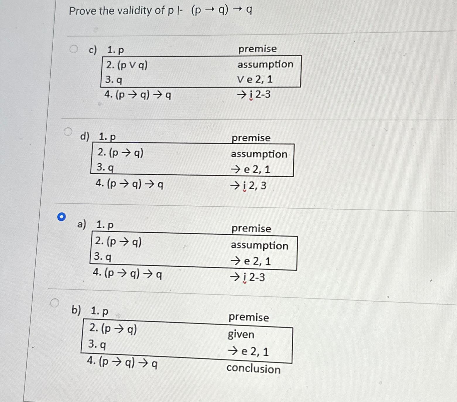 Solved Prove the validity of | Chegg.com
