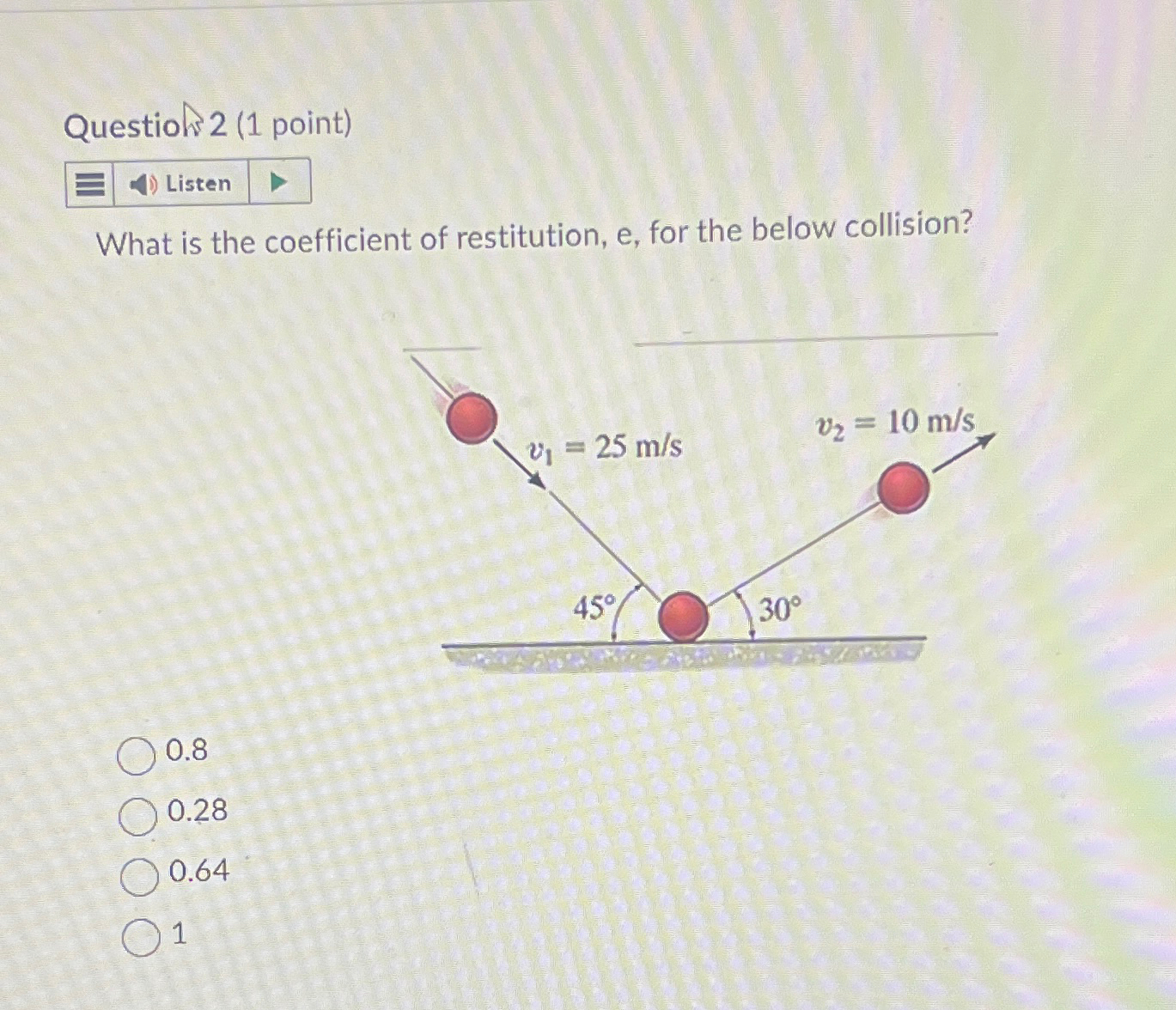 Solved Question 2 (1 ﻿point)ListenWhat is the coefficient of | Chegg.com