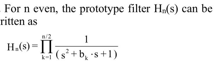 Solved 1. The transfer function H4( s) represents a | Chegg.com