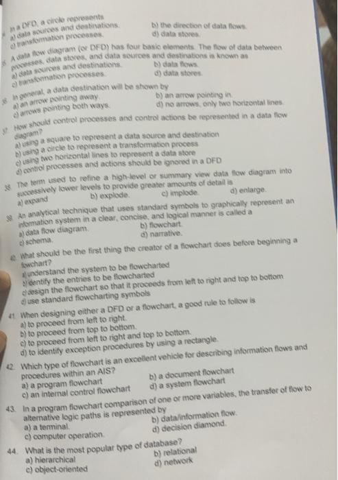 Solved 1. A set of two or more interrelated components that | Chegg.com