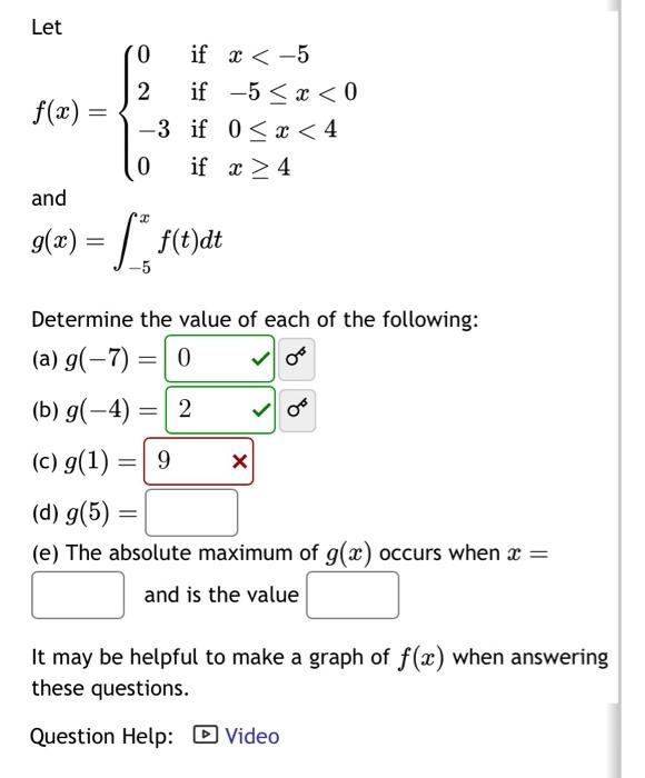 Solved Let f(x)=⎩⎨⎧02−30 if if if if x