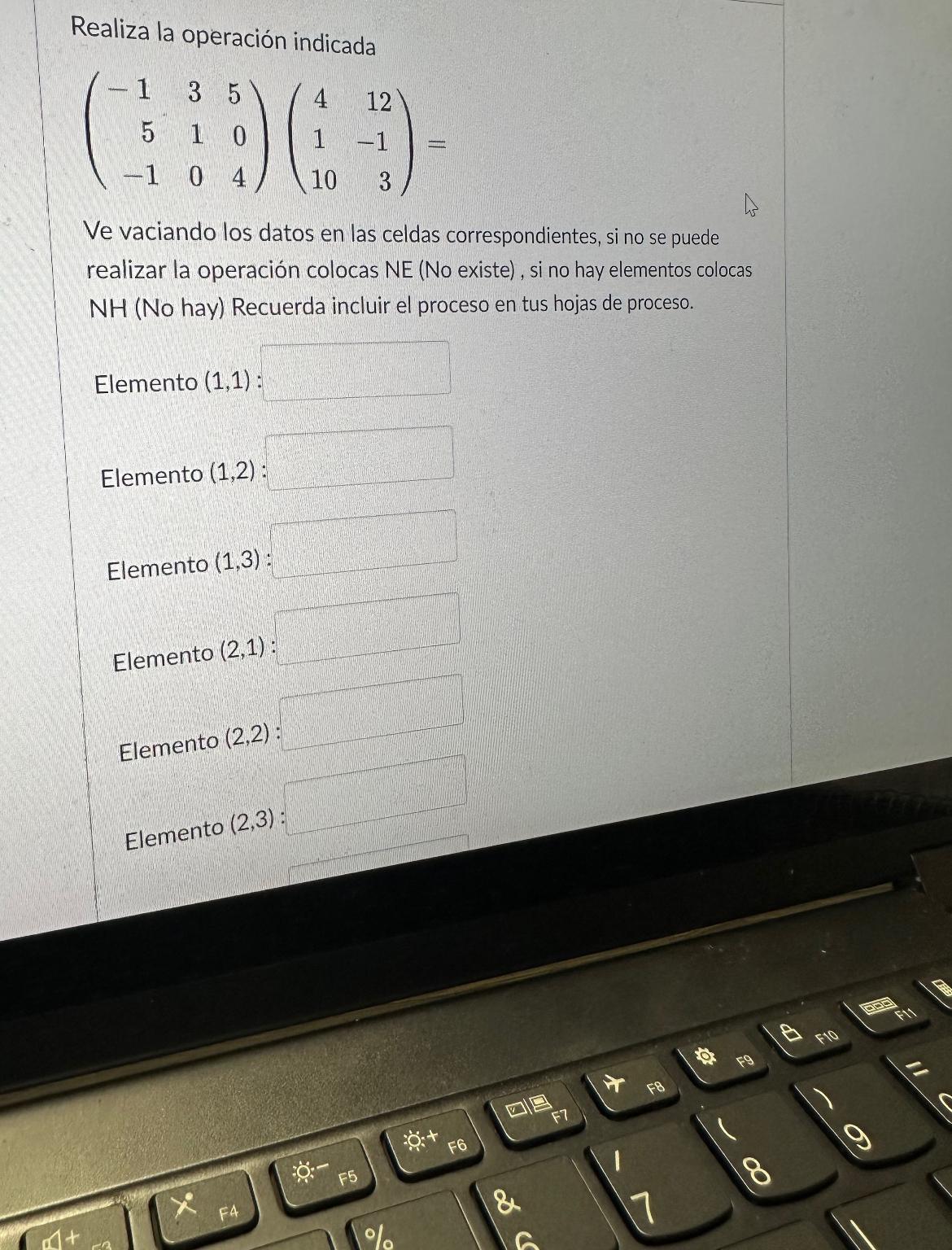 Solved Realiza la operación | Chegg.com