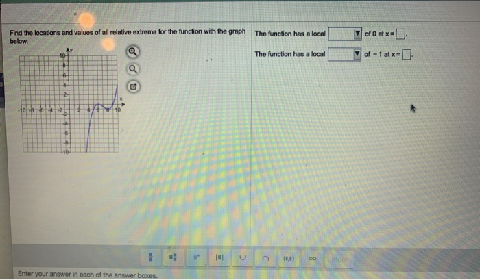 Solved find the locations and values of all relative extrema | Chegg.com