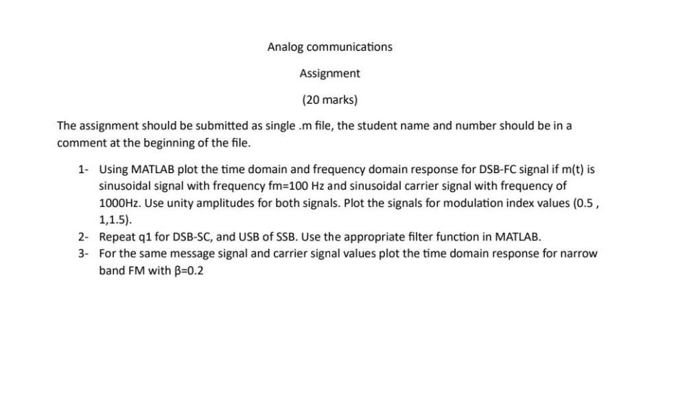Solved The assignment should be submitted as single . m | Chegg.com