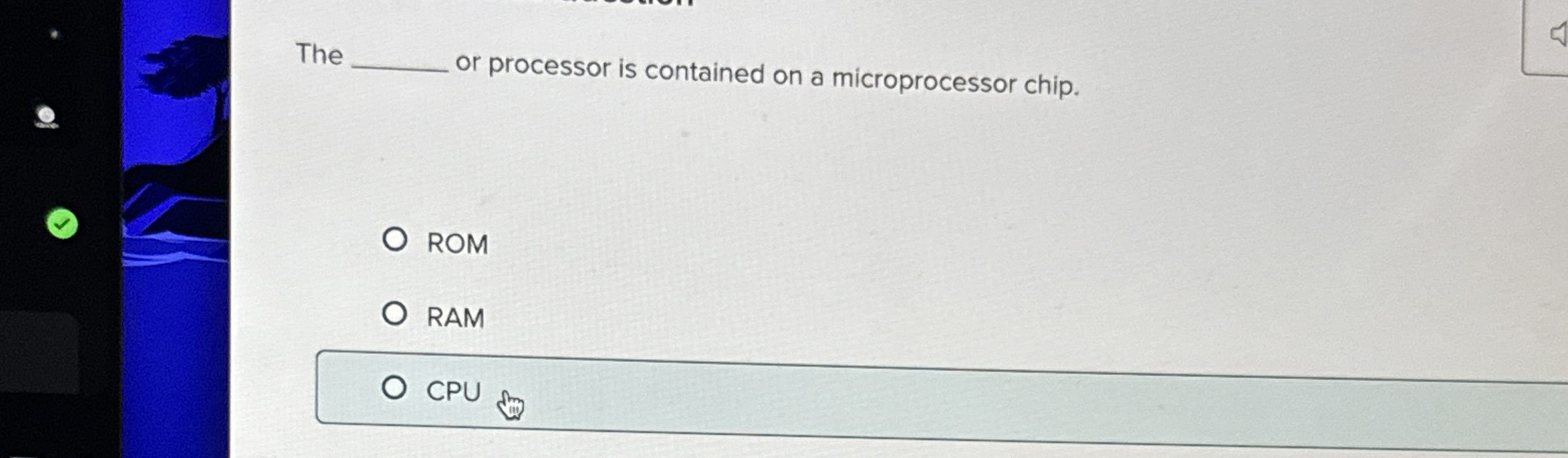 Solved The ﻿or processor is contained on a microprocessor | Chegg.com