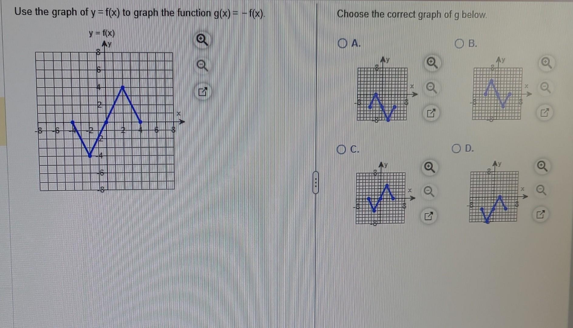 Solved Use the graph of y=f(x) to graph the function | Chegg.com