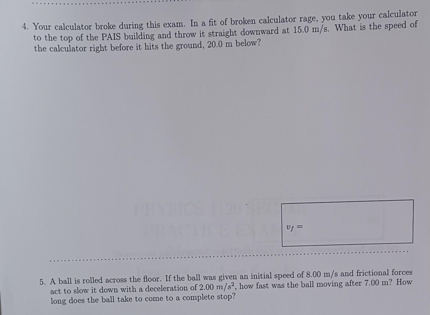 Solved How do you solve questions 4 5 and 6? All parts | Chegg.com