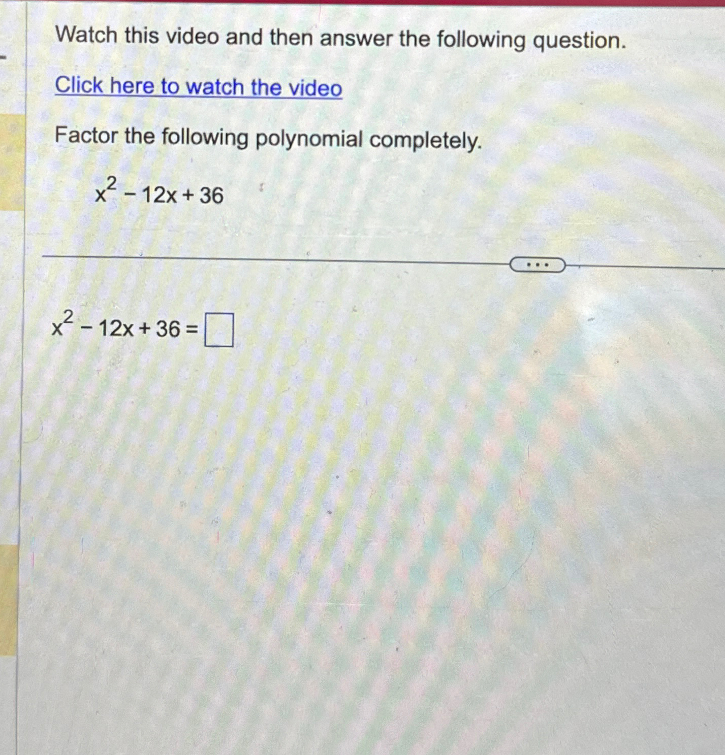 Solved Watch this video and then answer the following | Chegg.com