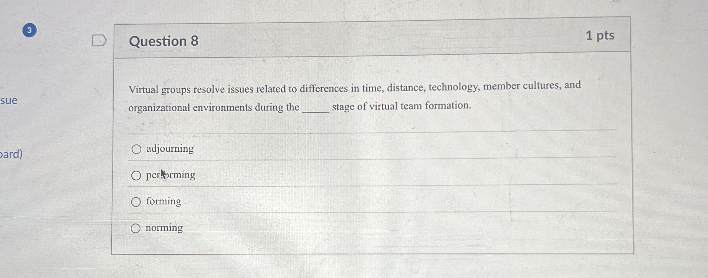 Solved Question 81 ﻿ptsVirtual groups resolve issues related | Chegg.com