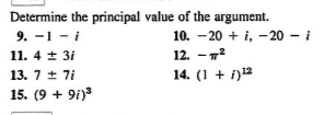 Solved Determine the principal value of the | Chegg.com