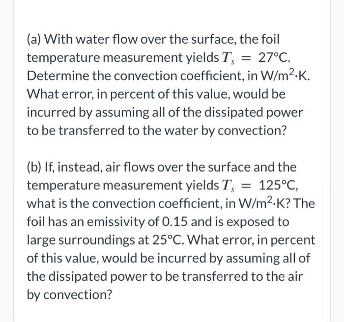 A Technique For Measuring Convection Heat Transfer