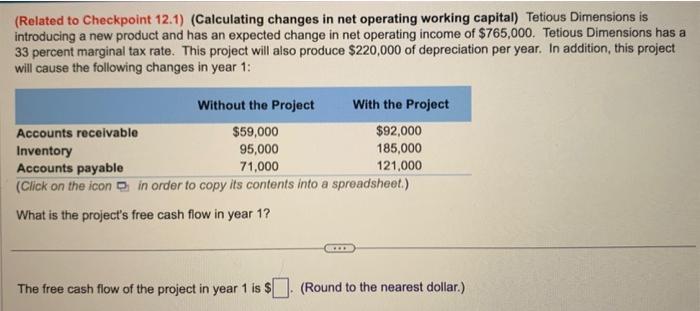 Solved (Related to Checkpoint 12.1) (Calculating changes in | Chegg.com