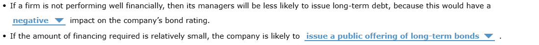 Solved - ﻿If a firm is not performing well financially, then | Chegg.com