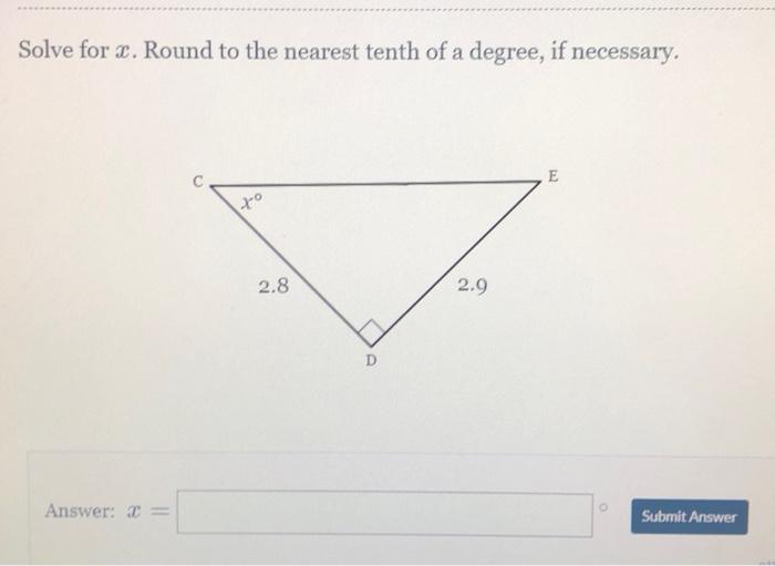 Solved From his eye, which stands 1.65 meters above the | Chegg.com