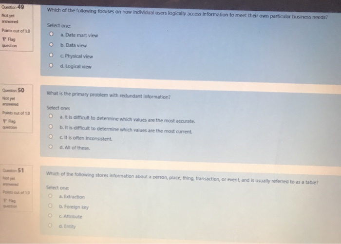 Solved ion 46 What Is Data Validation Not Yet Answared Chegg