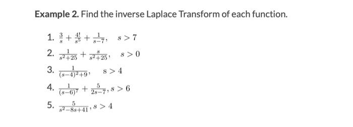 Solved Differential equations laplace transform problems. | Chegg.com