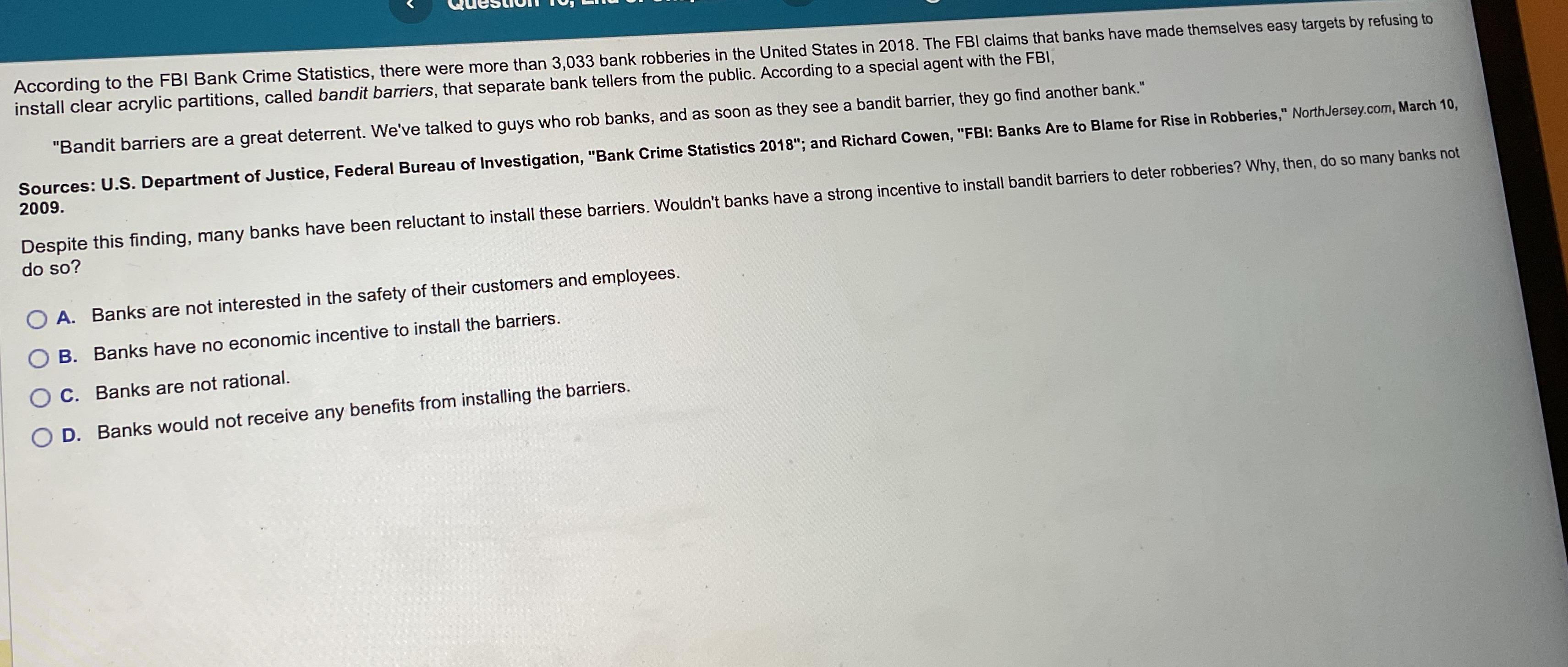 Solved install clear acrylic partitions, called bandit | Chegg.com