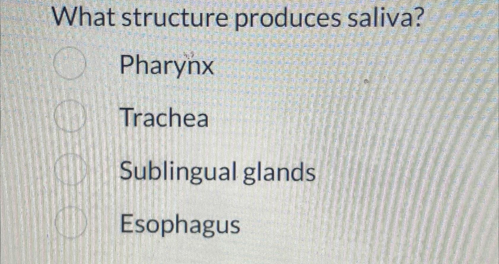 Solved What structure produces | Chegg.com