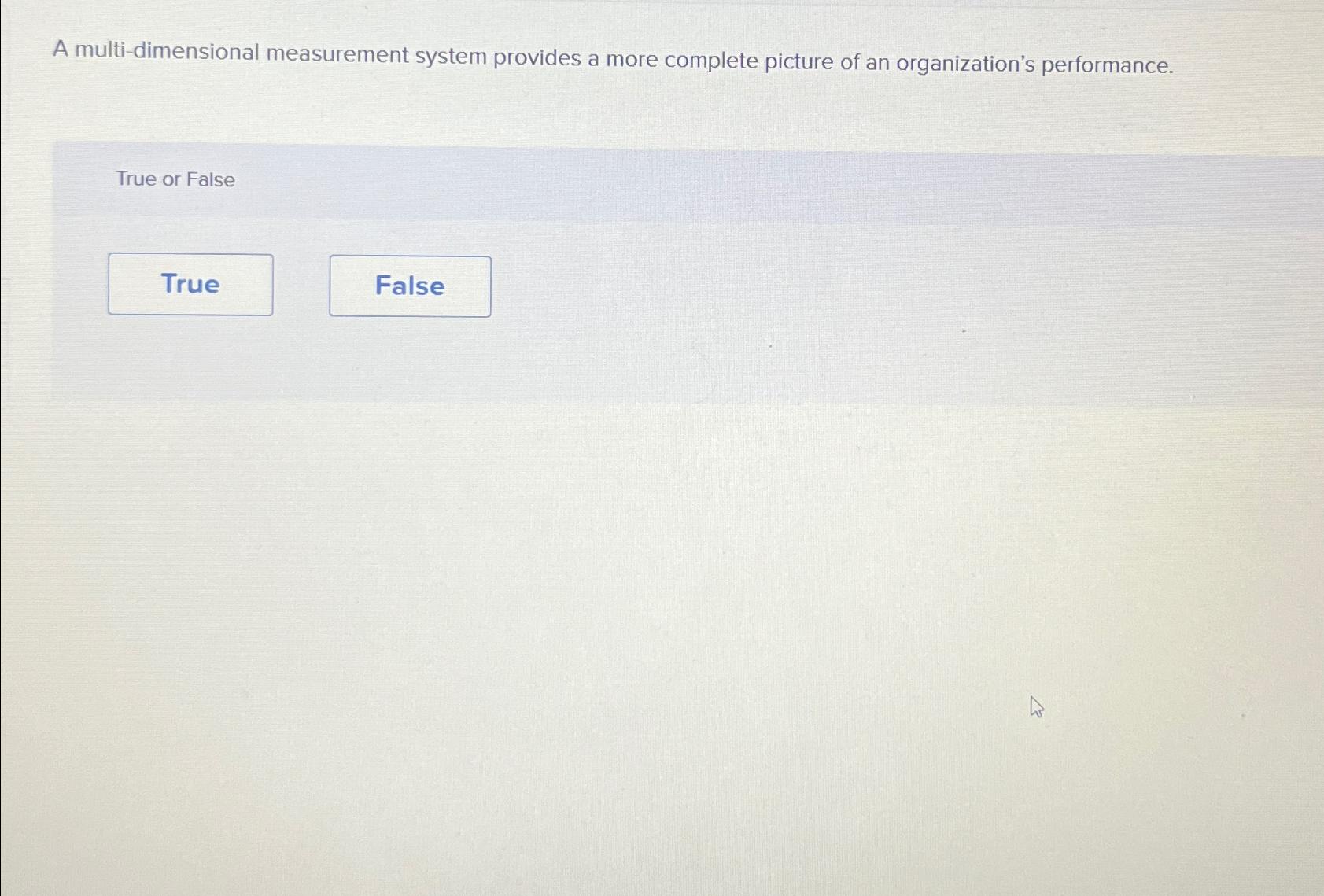 Solved A multi-dimensional measurement system provides a | Chegg.com