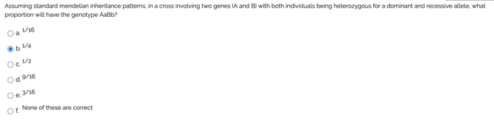 Solved Assuming standard mendelian inheritance patterns, in | Chegg.com