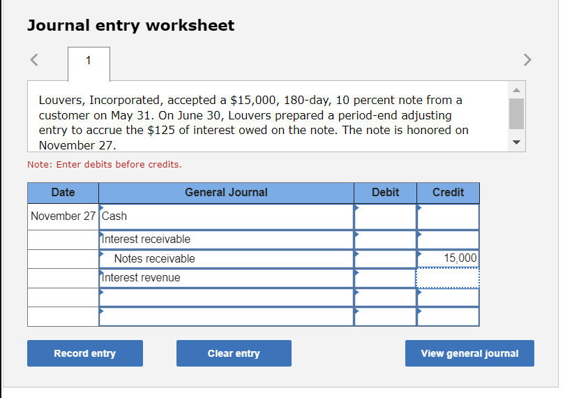 Solved Required informationWhen a note is honored, the payee | Chegg.com