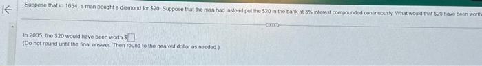 Solved Differentiate. f(x)=ex5+4x f′(x)=In 2005, the $20 | Chegg.com
