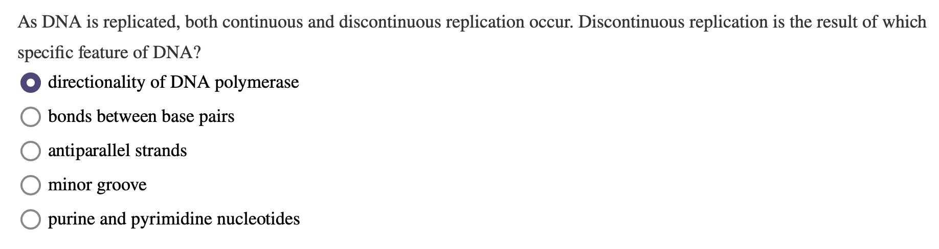 Solved As DNA is replicated, both continuous and | Chegg.com
