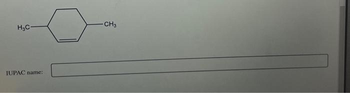 Name the cycloalkenes using IUPAC (systematic) names. | Chegg.com