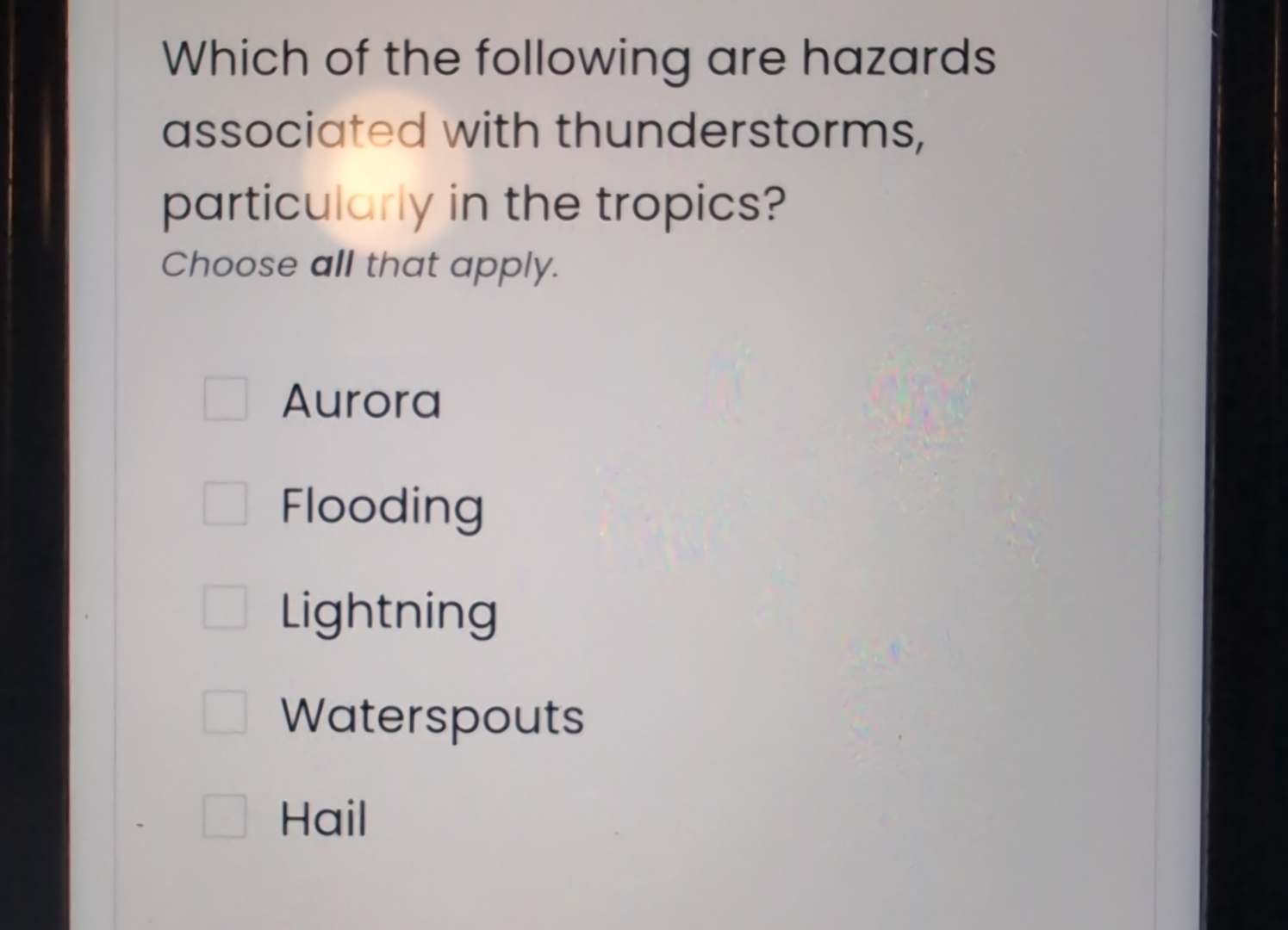 Solved Which of the following are hazards associated with | Chegg.com