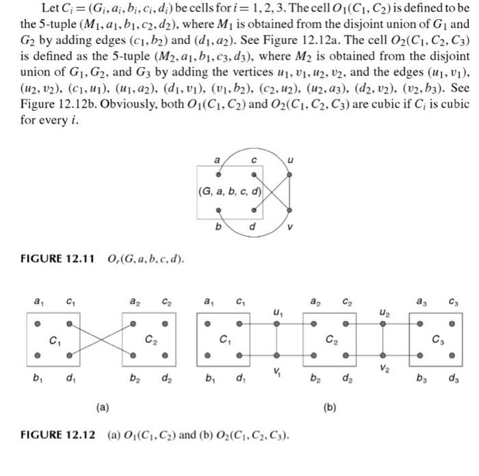 Let Ci=(Gi,ai,bi,ci,di) be cells for i=1,2,3. The | Chegg.com
