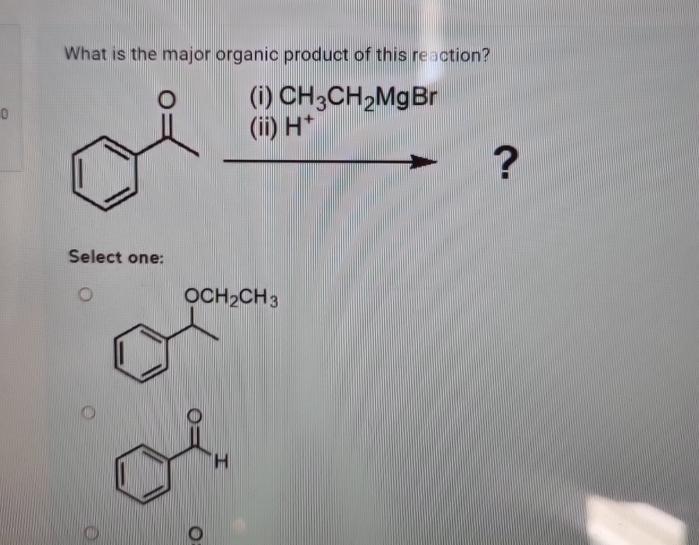 Solved What is the major organic product of this | Chegg.com