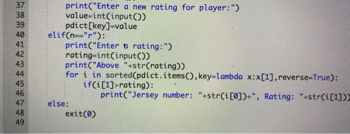 Solved This program will store roster and rating information | Chegg.com