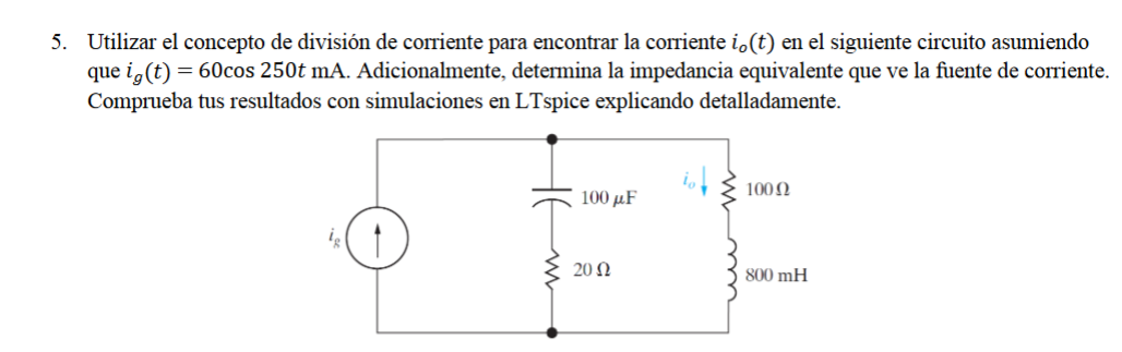 Solved Use the concept of current division to find the | Chegg.com