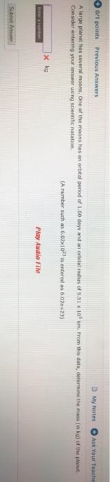 Solved 0 1 Points Previous Answers My Notes Ask Your Teache