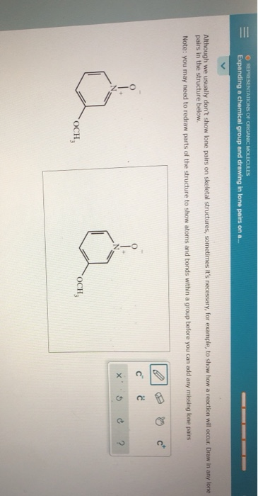 Solved III REPRESENTATIONS OF ORGANIC MOLECULES Expanding a | Chegg.com
