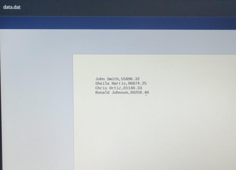 Solved C Reading File Using Structure Pointer A Data File 2862