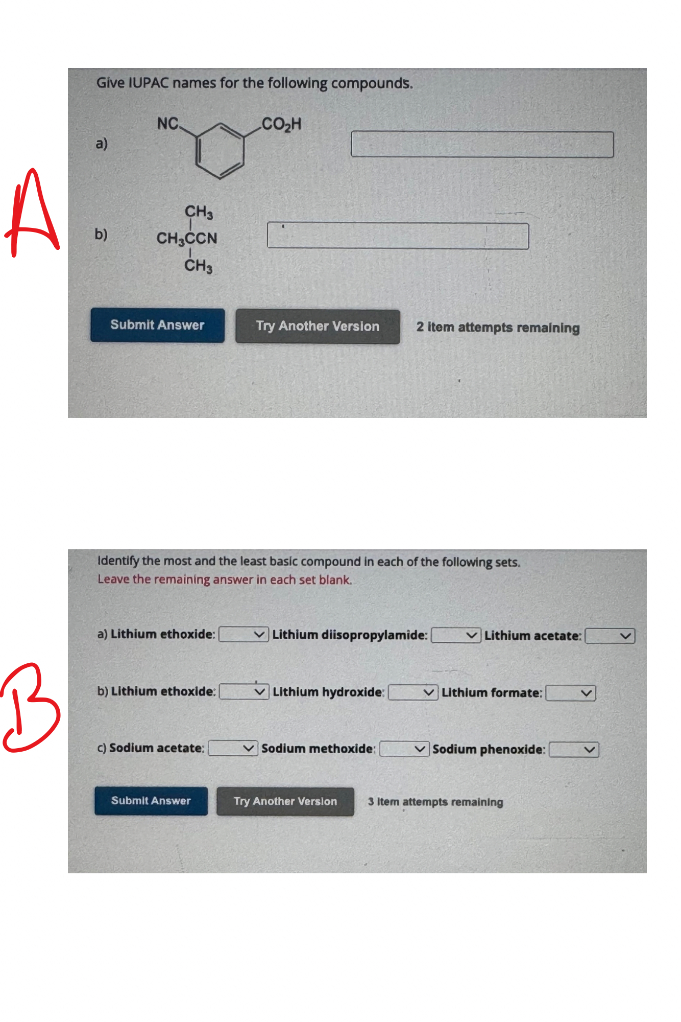 Solved Give IUPAC names for the following compounds.a)b)2 | Chegg.com