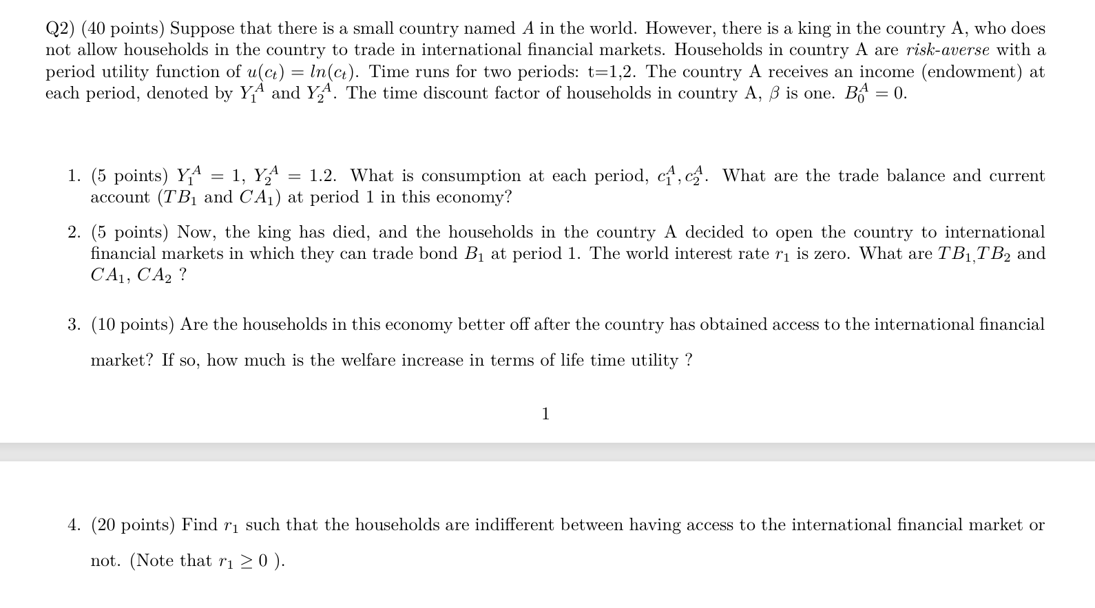 Solved Q2A in ﻿the world. However, there is ﻿a king in ﻿the | Chegg.com