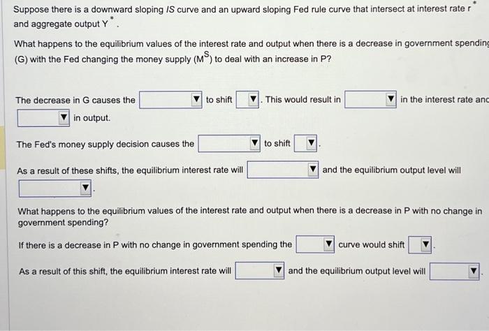 Solved Suppose there is a downward sloping IS curve and an | Chegg.com