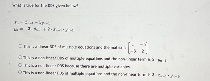 Solved What is true for the DDS given below? | Chegg.com